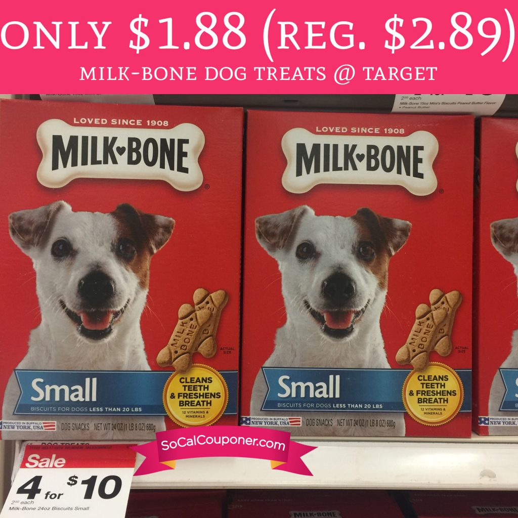 PRINT! Only $1.88 (Regular $2.89) Milk-Bone Dog Treats @ Target! - Deal ...