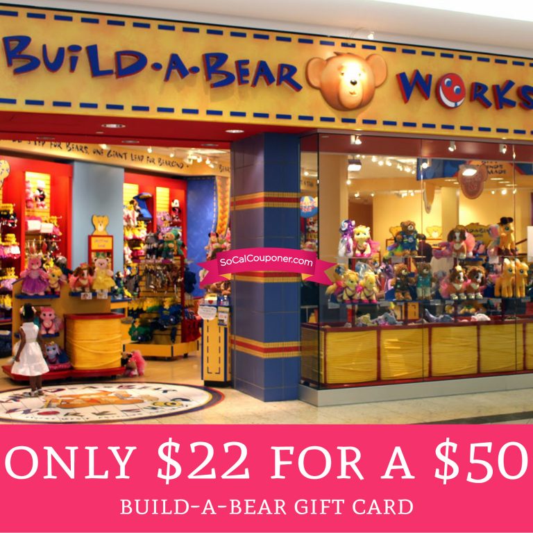 Hurry!! Only $22 for a $50 Build-A-Bear Gift Card! - Deal Hunting Babe
