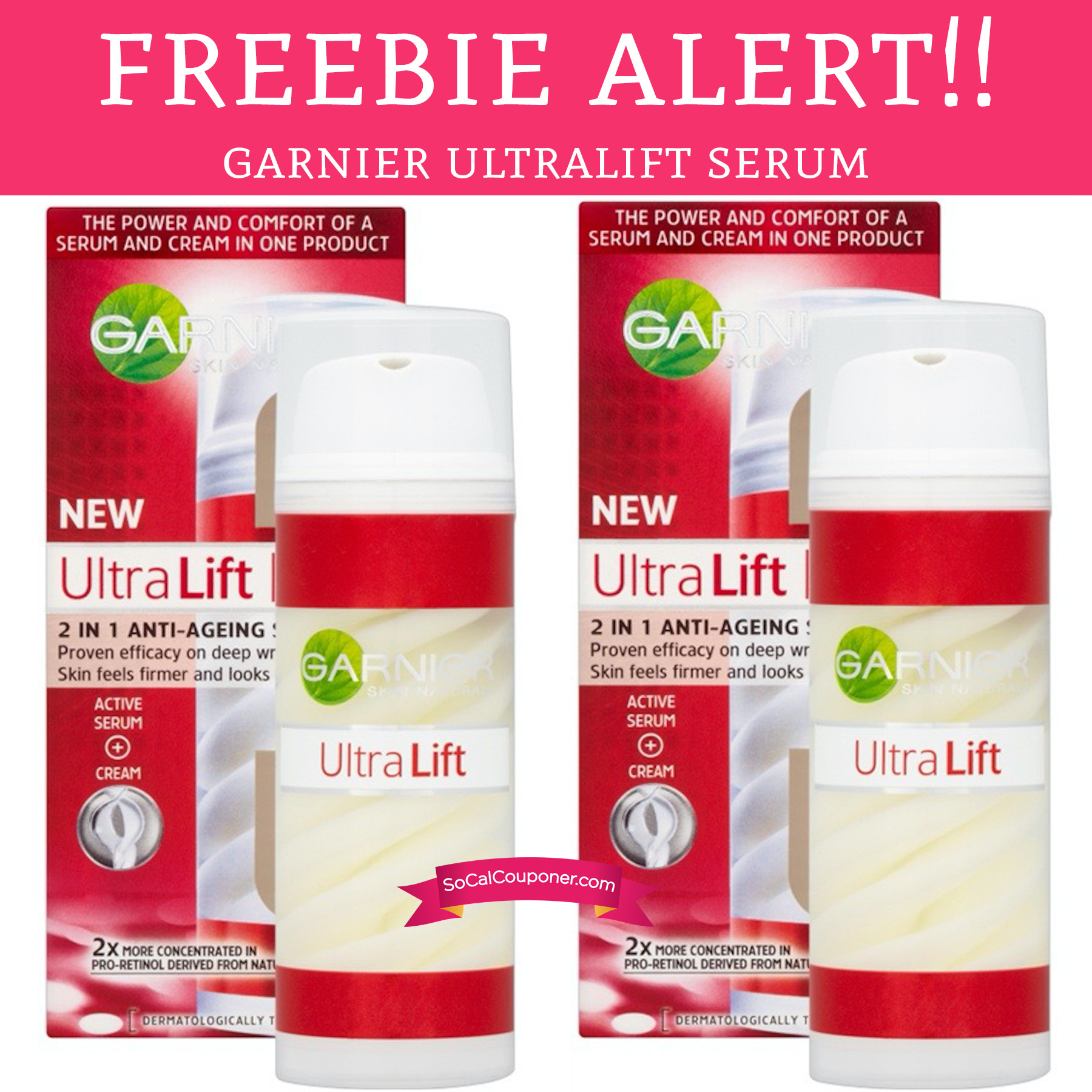 Hurry! FREE Garnier UltraLift Serum - While Supplies Last! - Deal ...