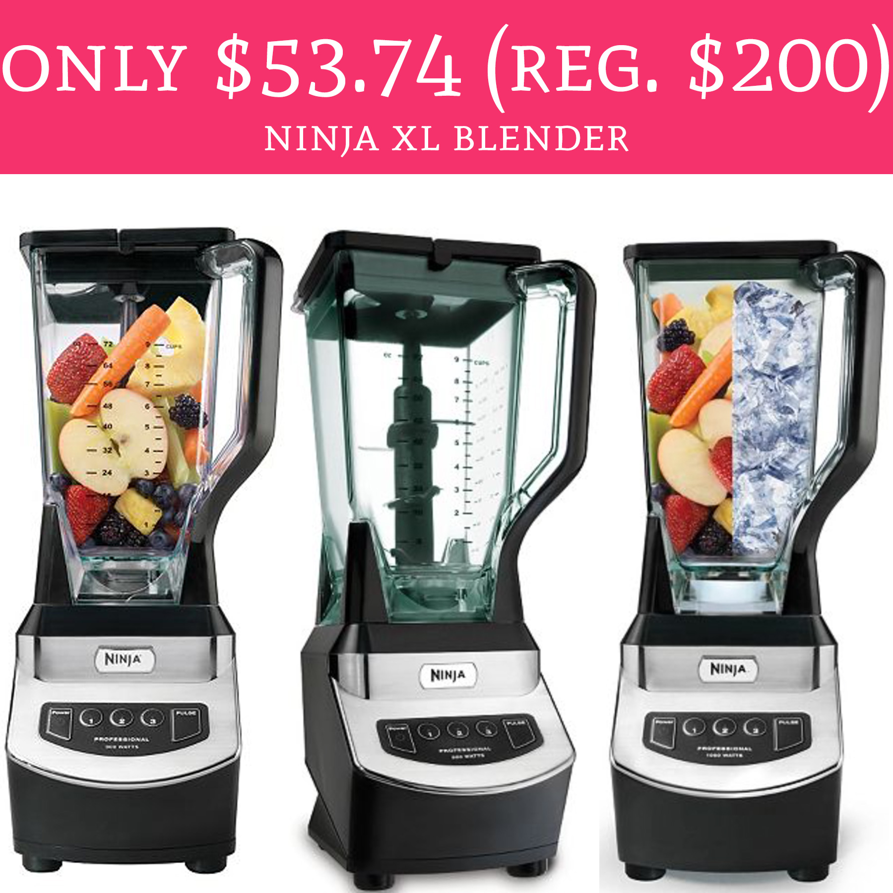Only $53.74 (Regular $200) Ninja XL Blender - Deal Hunting Babe