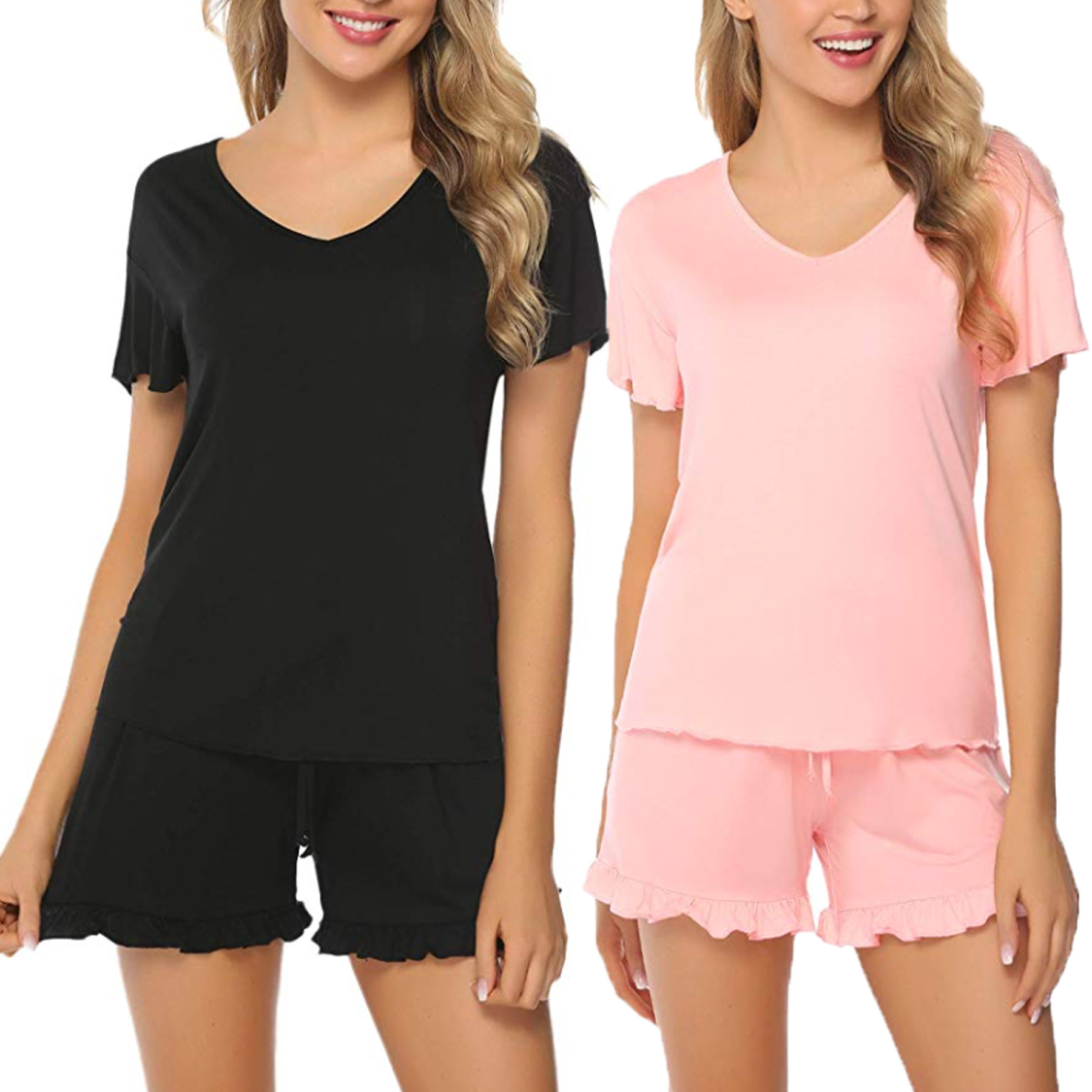 50 Off Women s Pajama Top Short Set Deal Hunting Babe 50 Off Women s Pajama Top Short Set Deal Hunting Babe
